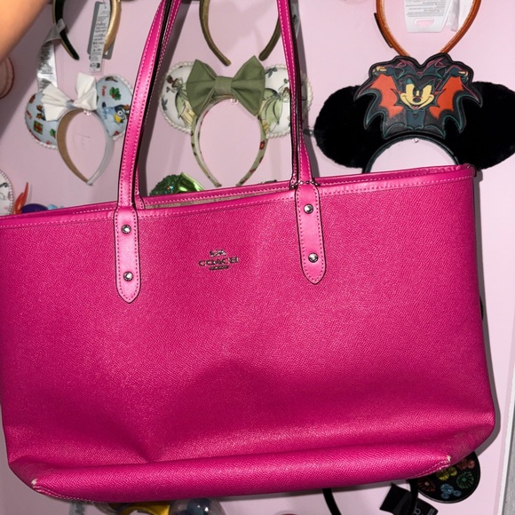 Coach | Bags | Coach Fuchsia Tote Bag | Poshmark